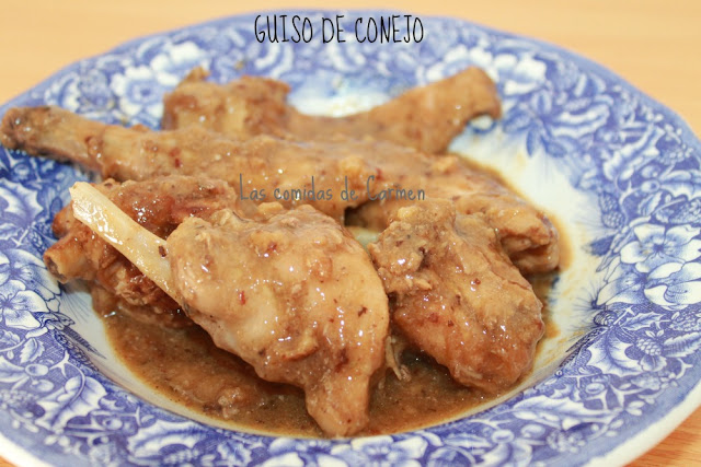 LAS COMIDAS DE CARMEN: GUISO DE CONEJO A LA ANTIGUA
