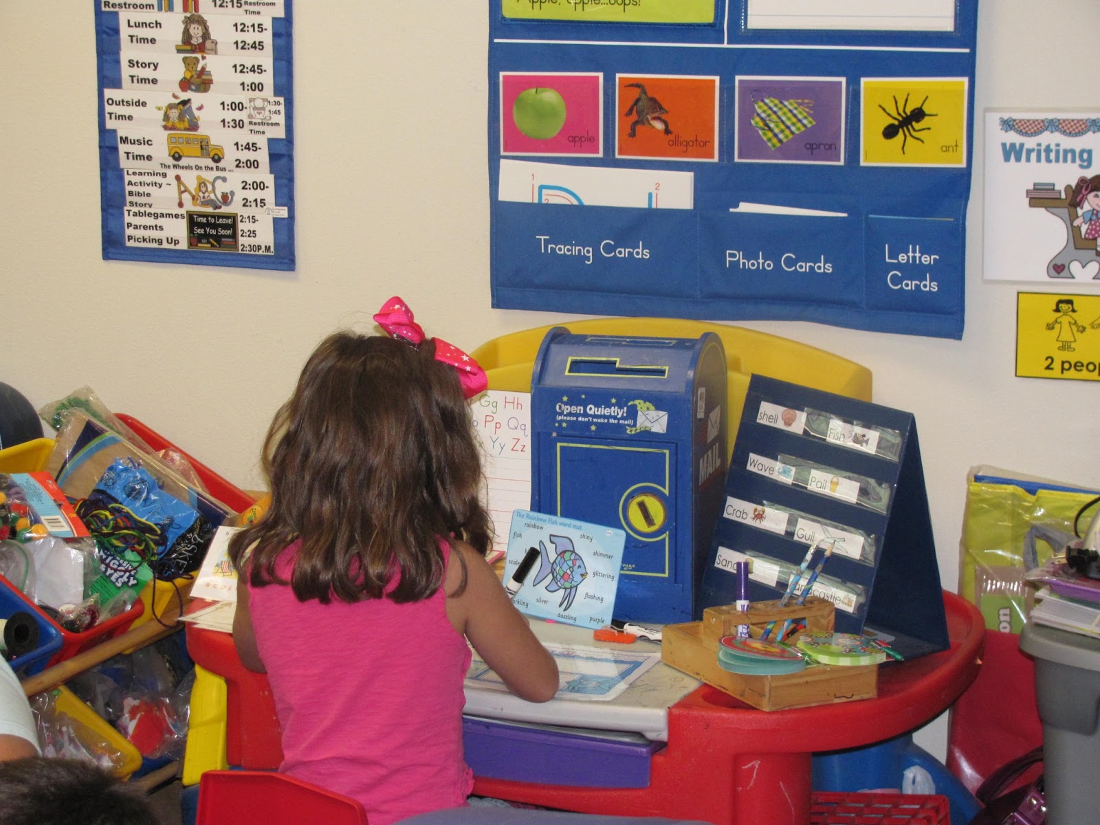 Ocean/Beach Writing Center | Ms.Vonda's Pre-K at All God's Children MDO ...