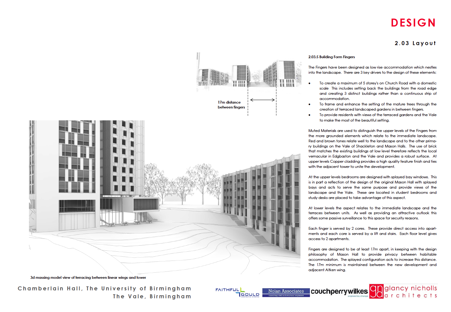 'High' Hall - University of Birmingham Chamberlain Hall replacement