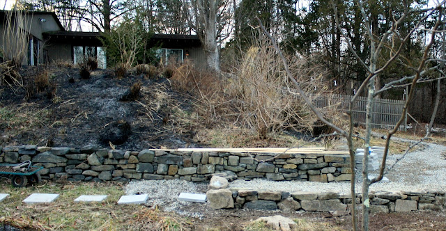 View from Federal Twist: Early burn, stone wall redo, resilience