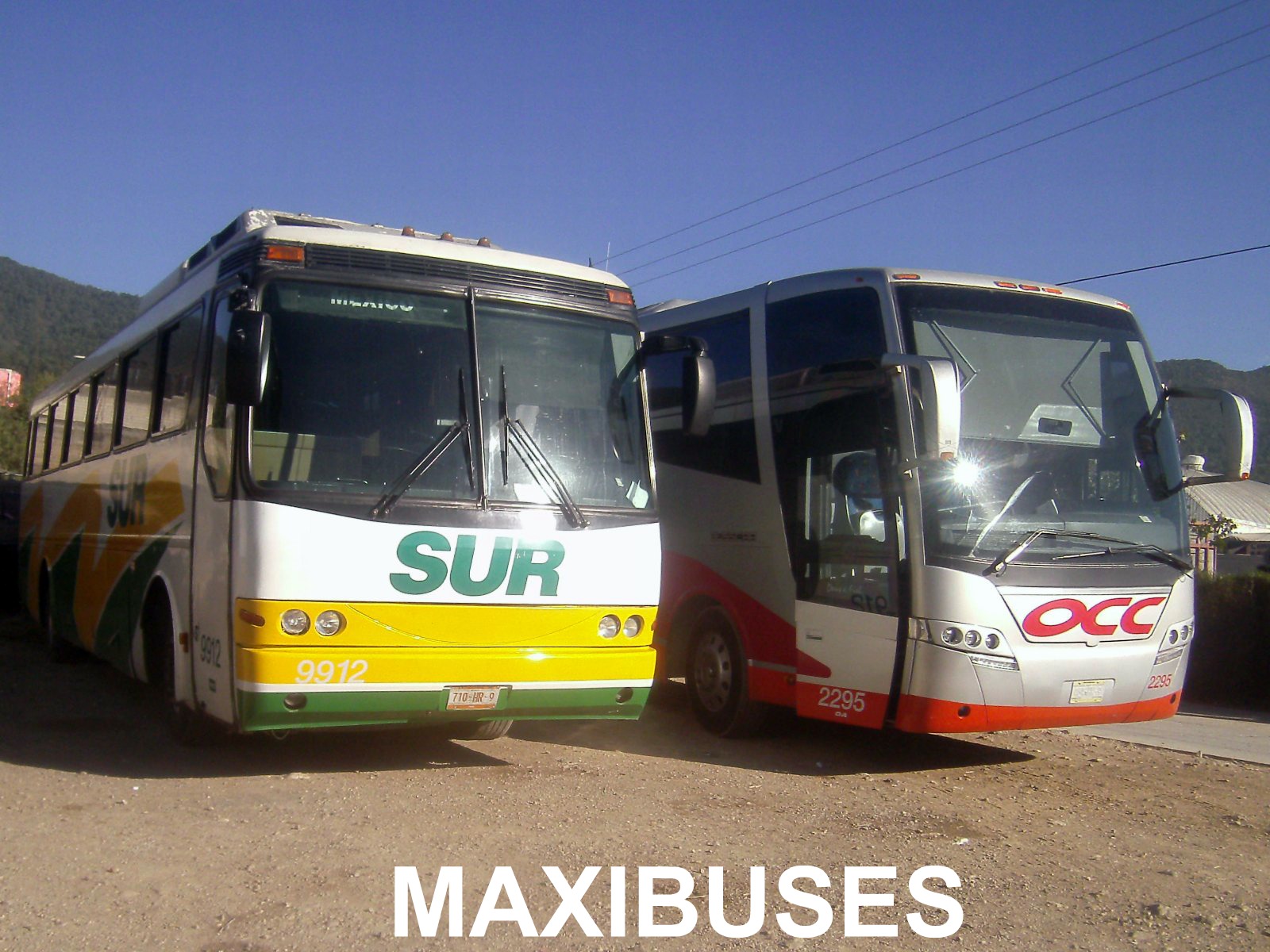 MAXIBUSES: OMNIBUS CRISTOBAL COLÓN Y AUTOBUSES DEL SUR