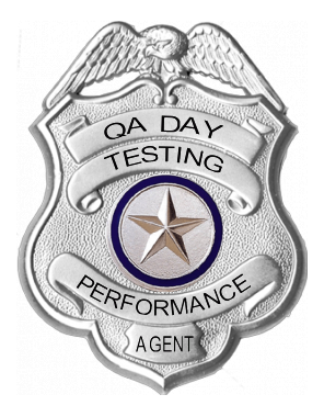 Testing badges we used on our QA Day