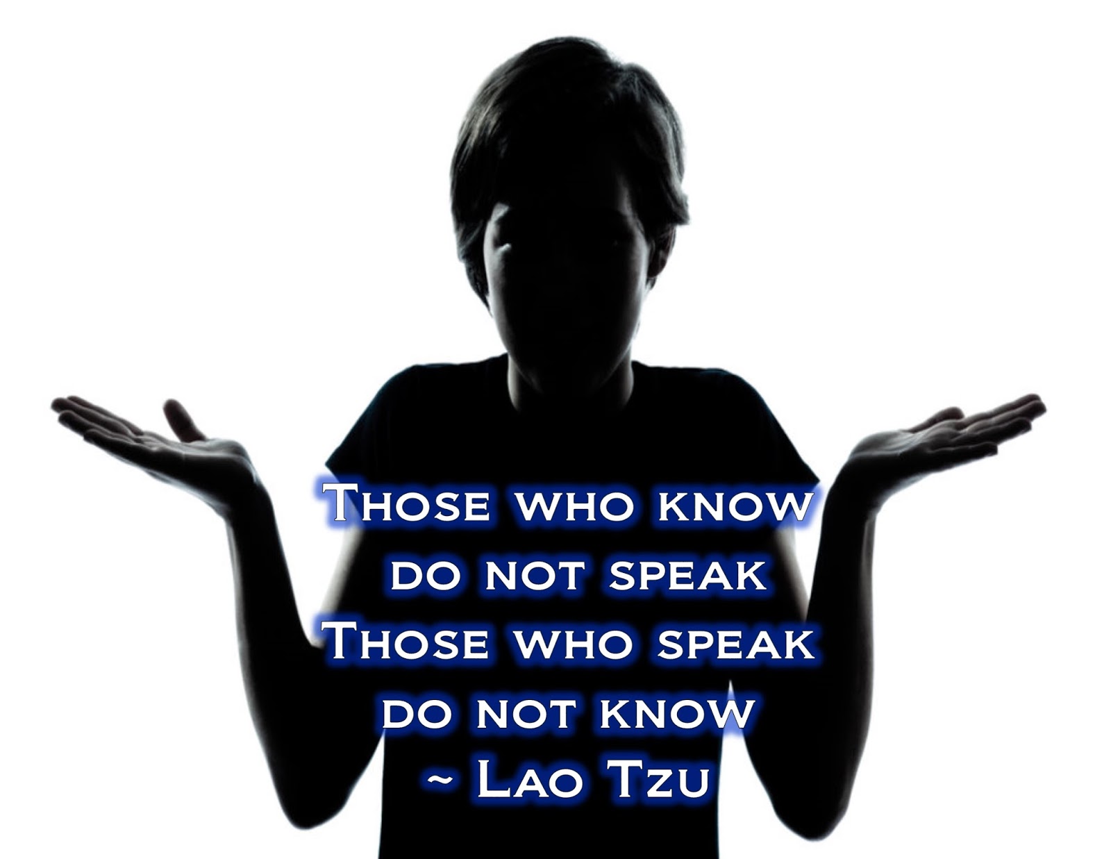 J.A.JACKSON: Those who know do not speak Those who speak do not know ...