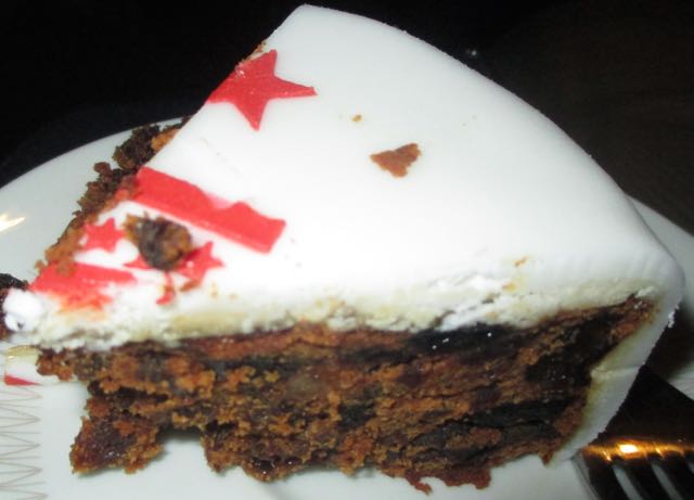 FOODSTUFF FINDS: Iced Rich Fruit Cake - Merry Christmas (Sainsburys ...