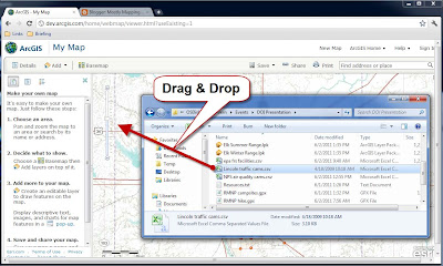 Mostly Mapping...: Adding CSV Files To The ArcGIS.com Map Viewer (coming soon!)