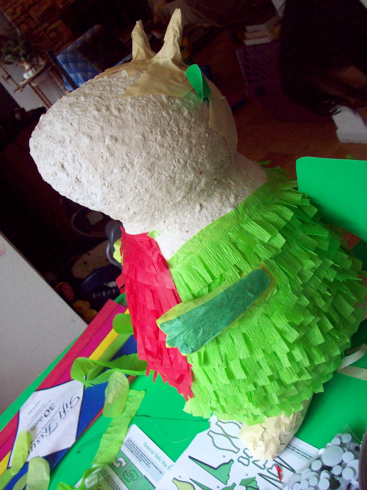 Sew Away We Go: Birthday Week - Completing the Crazy Dragon Pinata ...