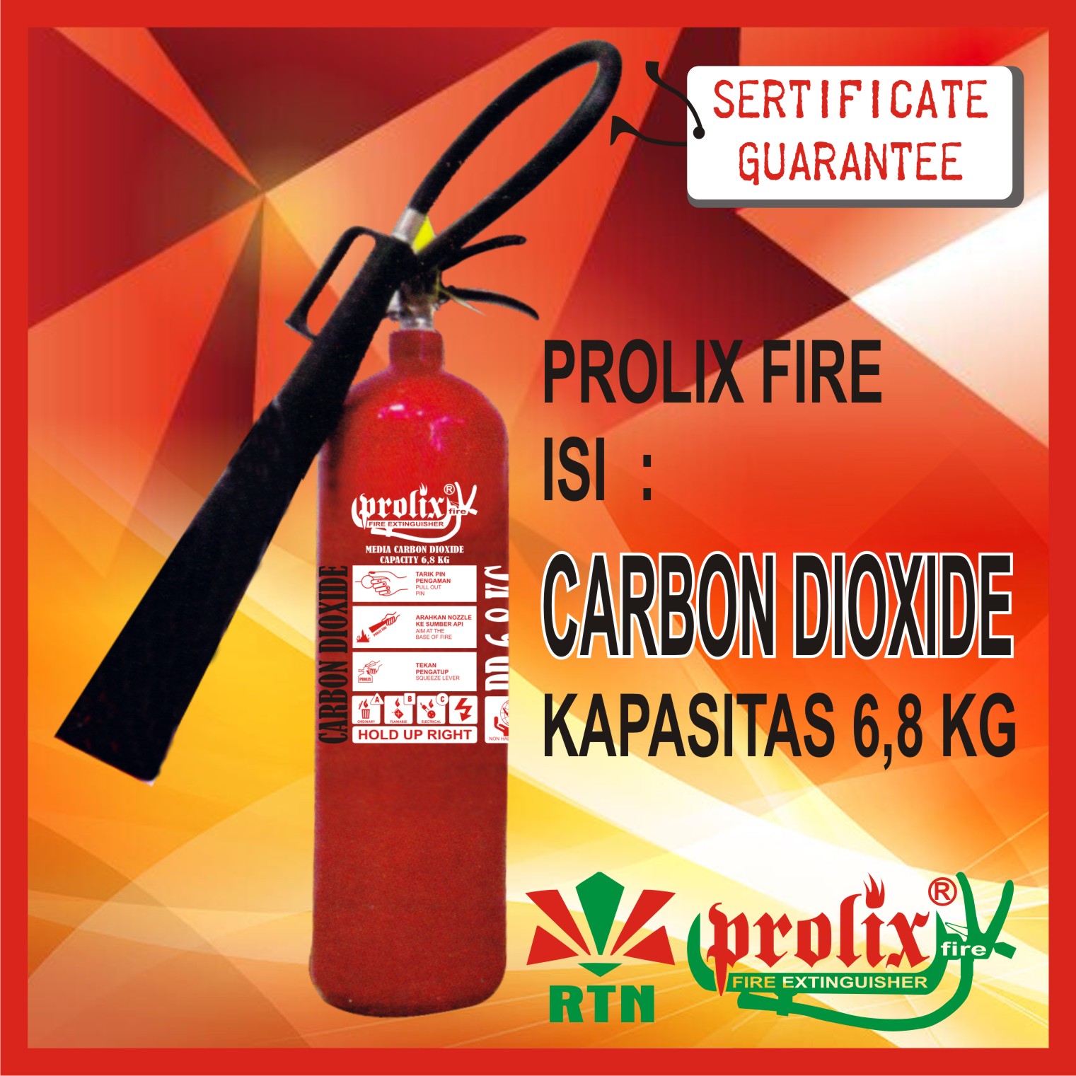 Tabung Apar - Alat Pemadam Api Co2 (Carbon Dioxide) | Prolix Fire