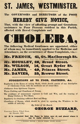 The Museum Of Soho's Blog.: Soho and the Cholera outbreak of 1854.