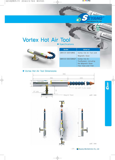 Seyang Mechatronics Co.,Ltd.: Vortex Hot Tool (볼텍스 온기툴)