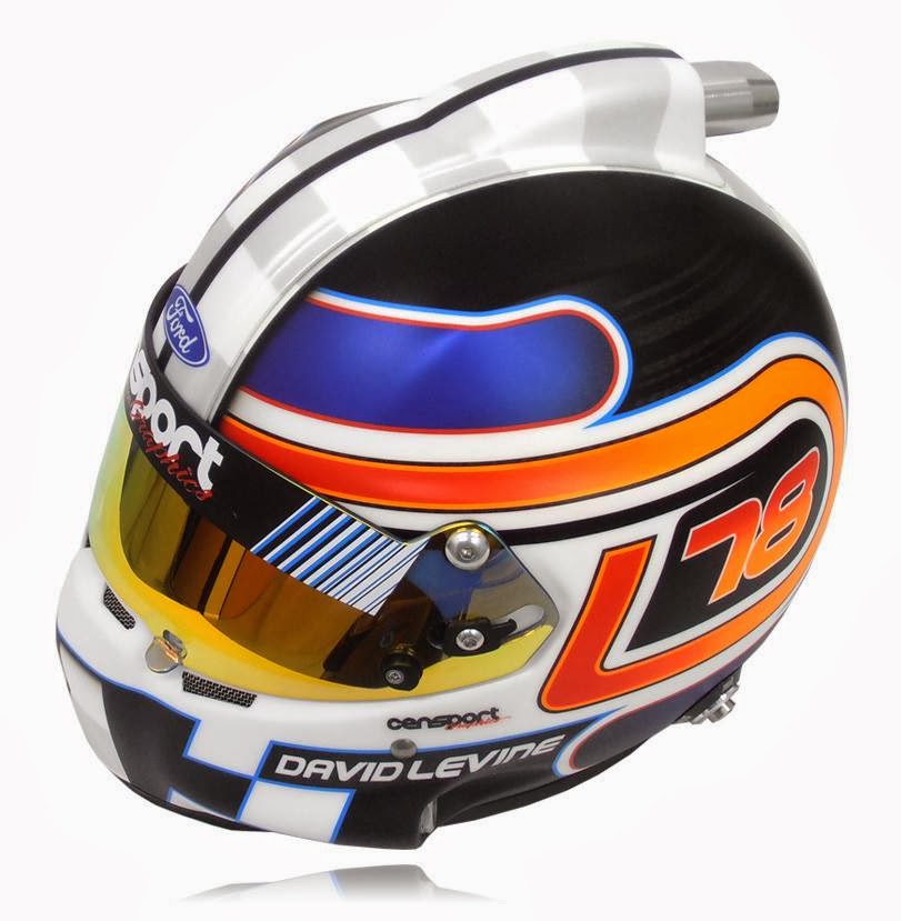 Racing Helmets Garage: Stilo ST4F Carbon D.Levine 2013 by Censport Graphics