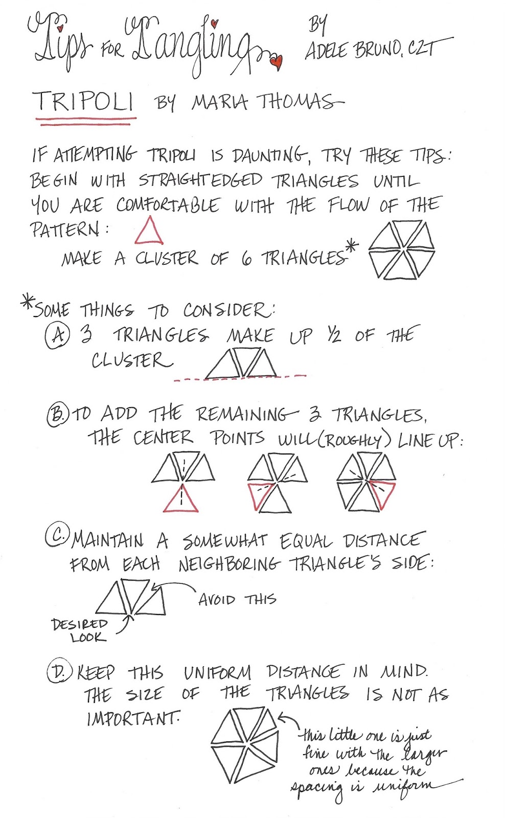 Tickled To Tangle: Tips for Tangling TRIPOLI