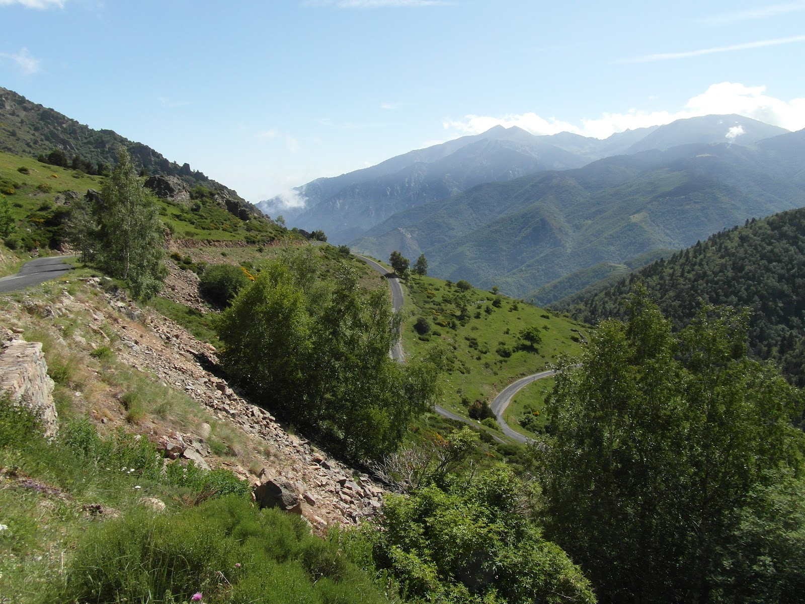 Sorties vélo montagne: Col de Mantet depuis Villefranche de Conflent