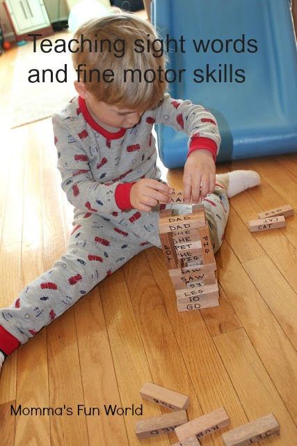 Momma's Fun World: DIY............Word blocks