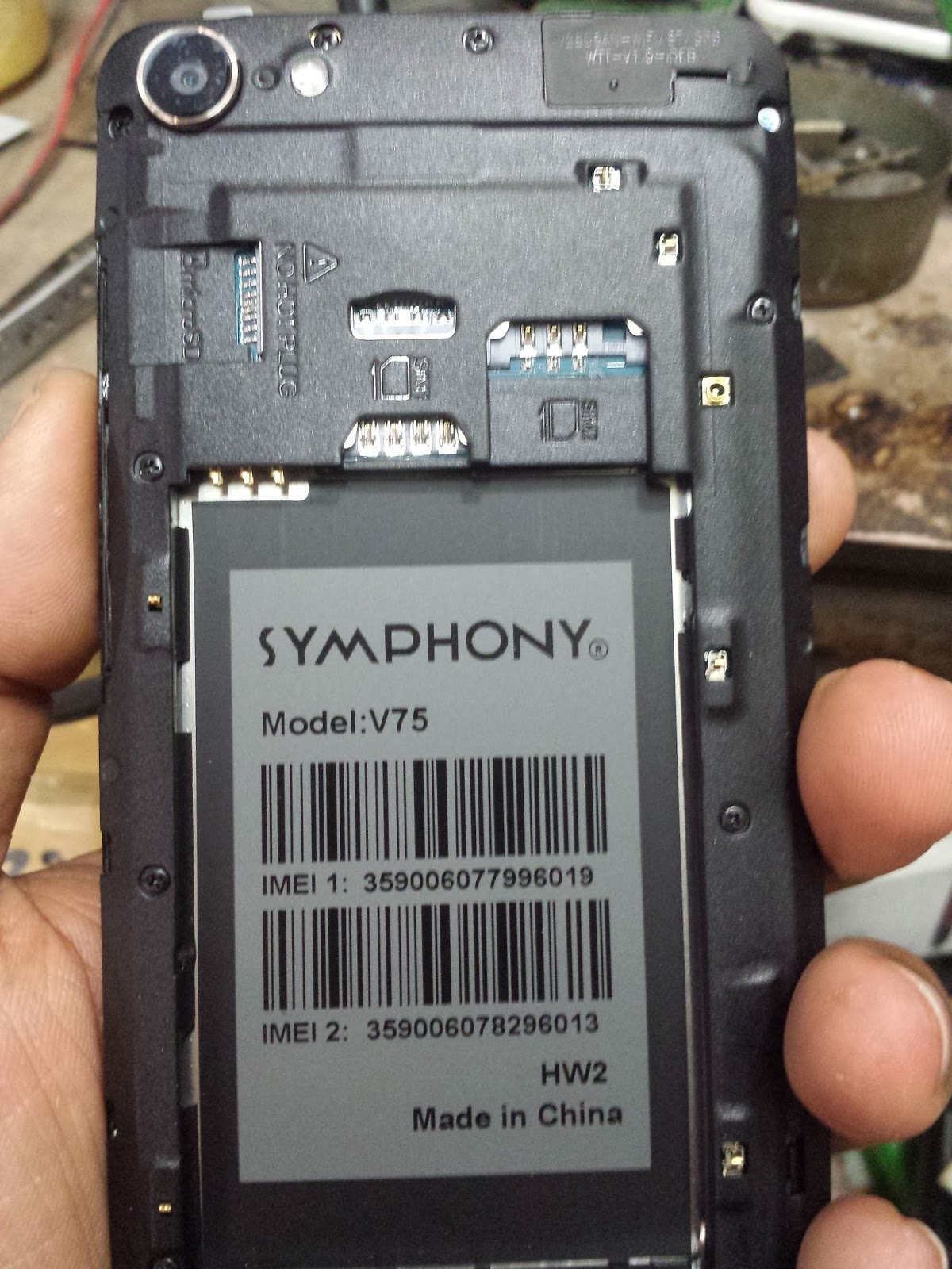 Symphony V75 flash file - firmwarefilebd24.com