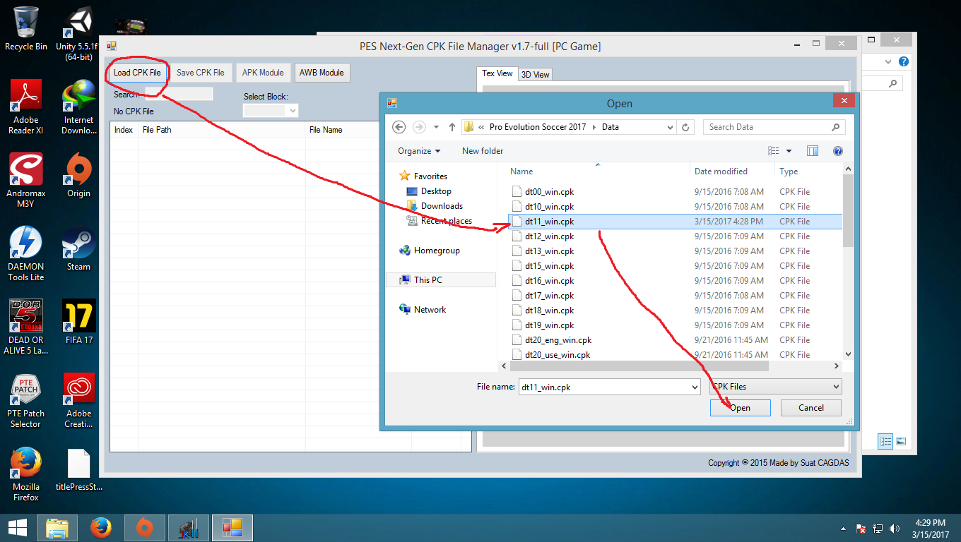 Membuat Start Screen PES 2017 - Galangticos
