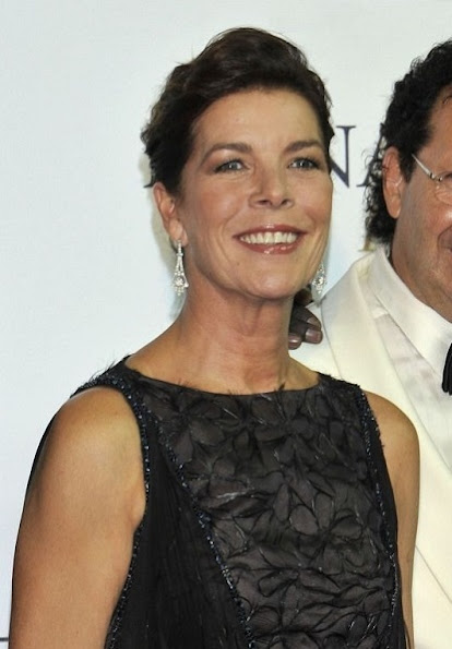 Princess Caroline attended the Monaco Par Coeur gala dinner