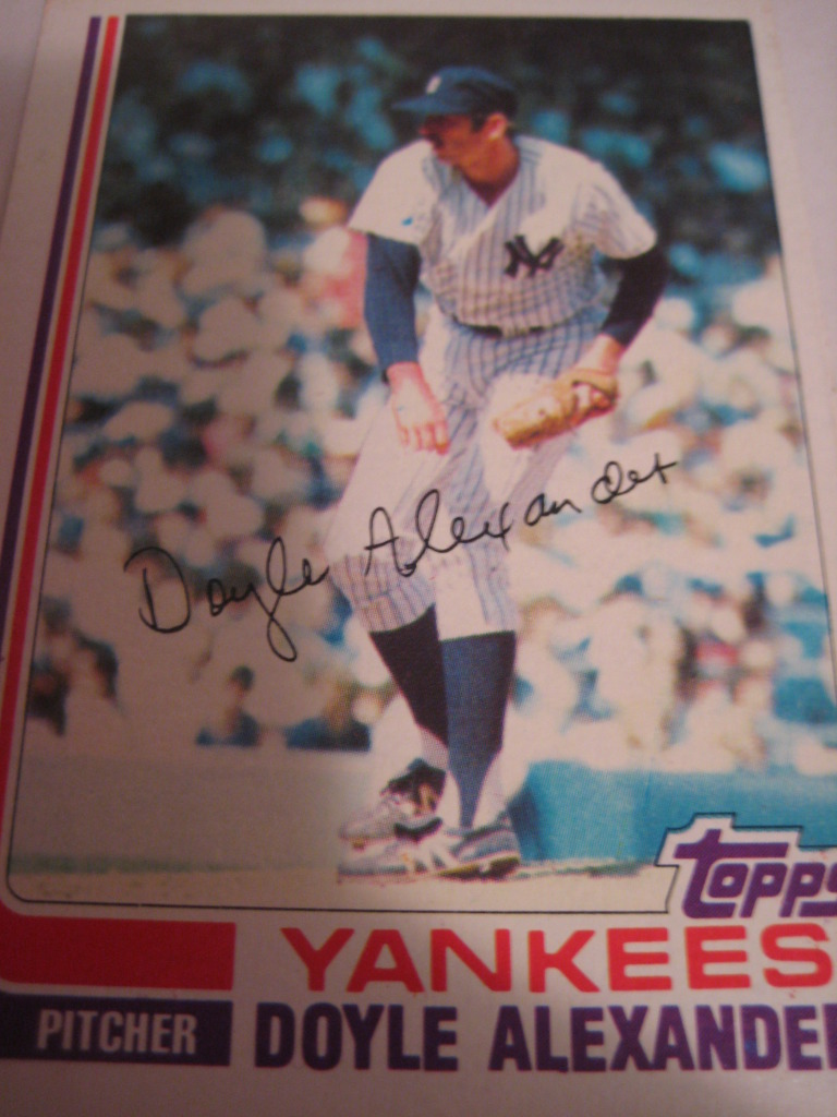 Baseball Cards Come to Life!: Player Profile: Doyle Alexander