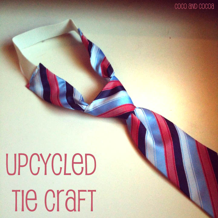 upcycled tie craft - Julie Measures