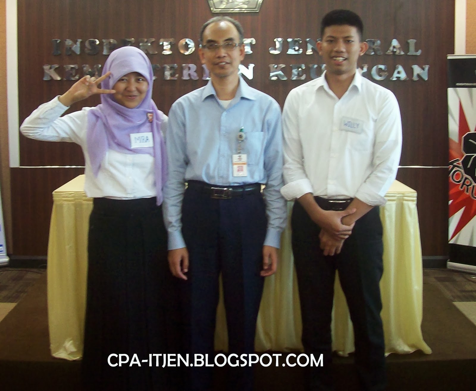 Calon Pembantu Auditor: Kumpulan Foto Bersama dengan Pegawai Itjen Kemenkeu