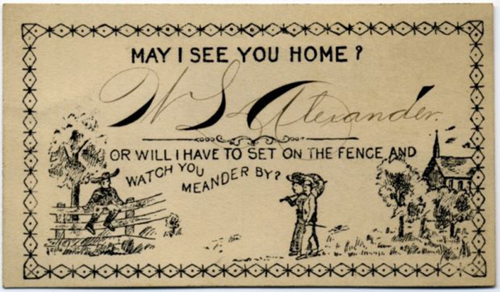 Acquaintance Cards: These Pickup Cards From the 19th Century Are ...