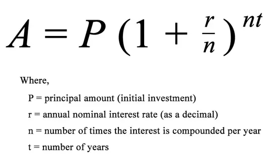 Tell Me An Easy Formula To Find Compound Interest Maths Comparing 