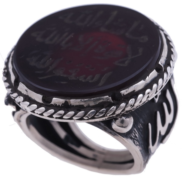 Genuine Gemstone Shia Rings Best Handmade Islamic Jewelry Agate ...