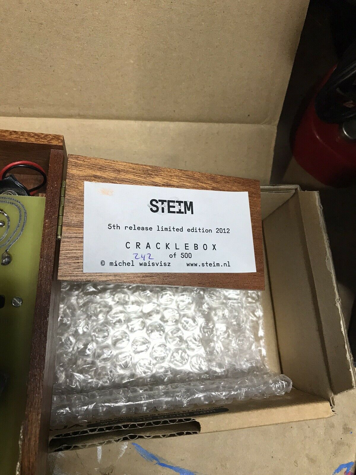 MATRIXSYNTH: STEIM Crackle Box 242 of 500