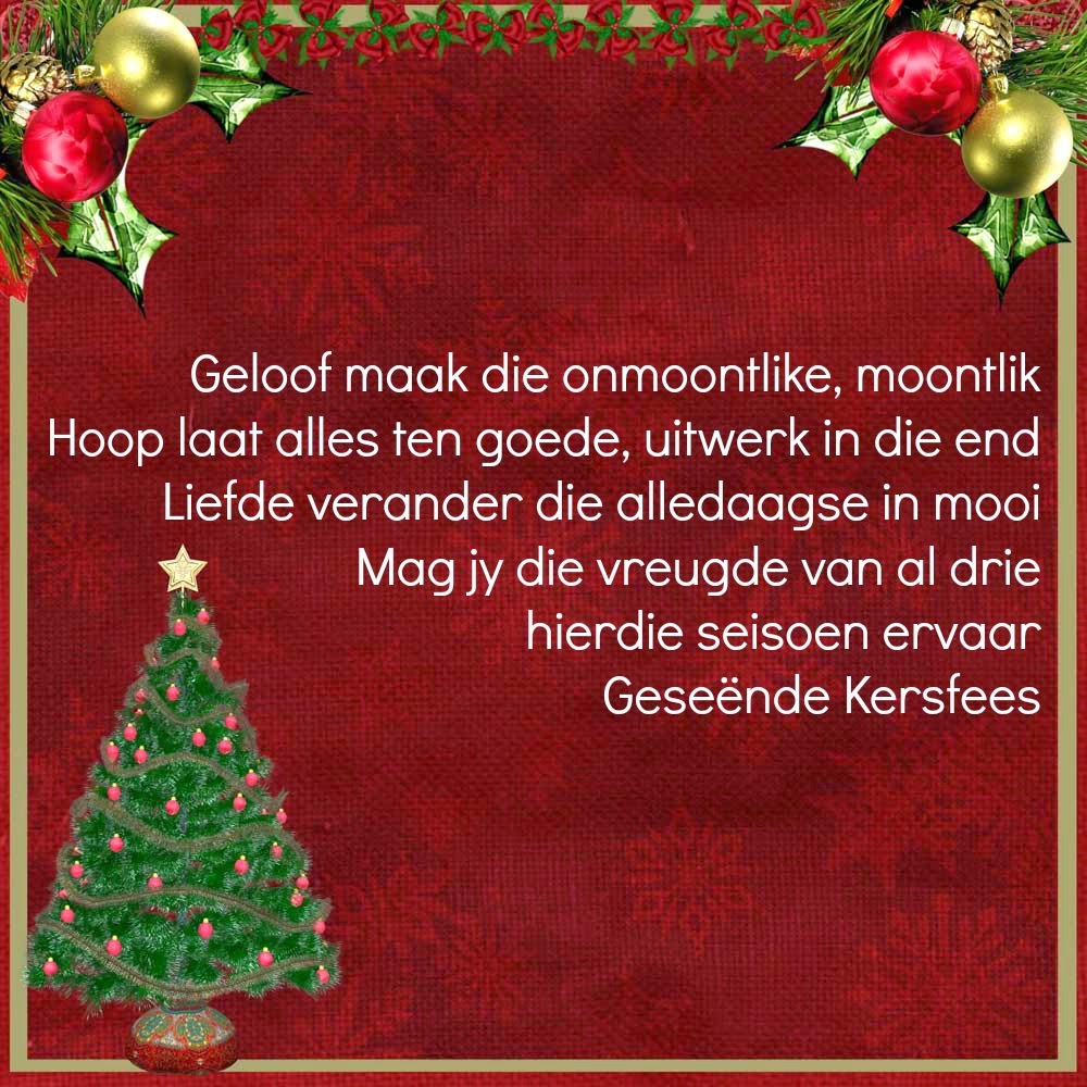 Dutoitspan Kimberley: Geseënde Kersfees...