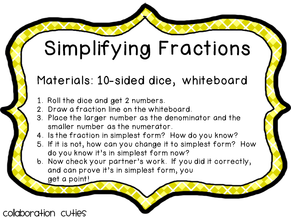 Collaboration Cuties: Math Games for Math Workshop