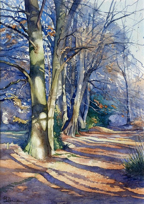 Watercolor Painting By Brian Robinson - Art Collection