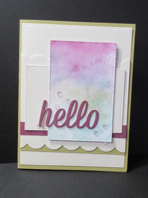 Marilyn's Card Spot: Hello - MFT - Colors and Blueprints