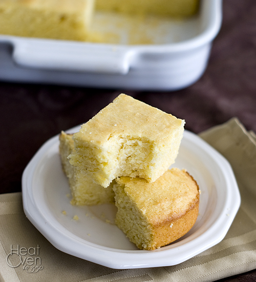 Baker's Square Corn Bread ~ Heat Oven to 350