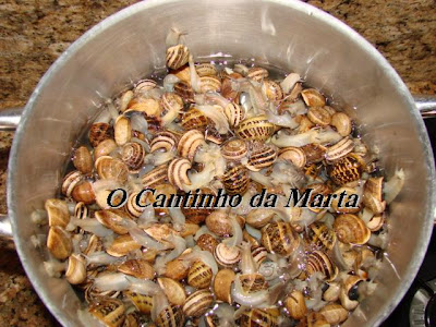 O Cantinho da Marta: Caracóis à Portuguesa