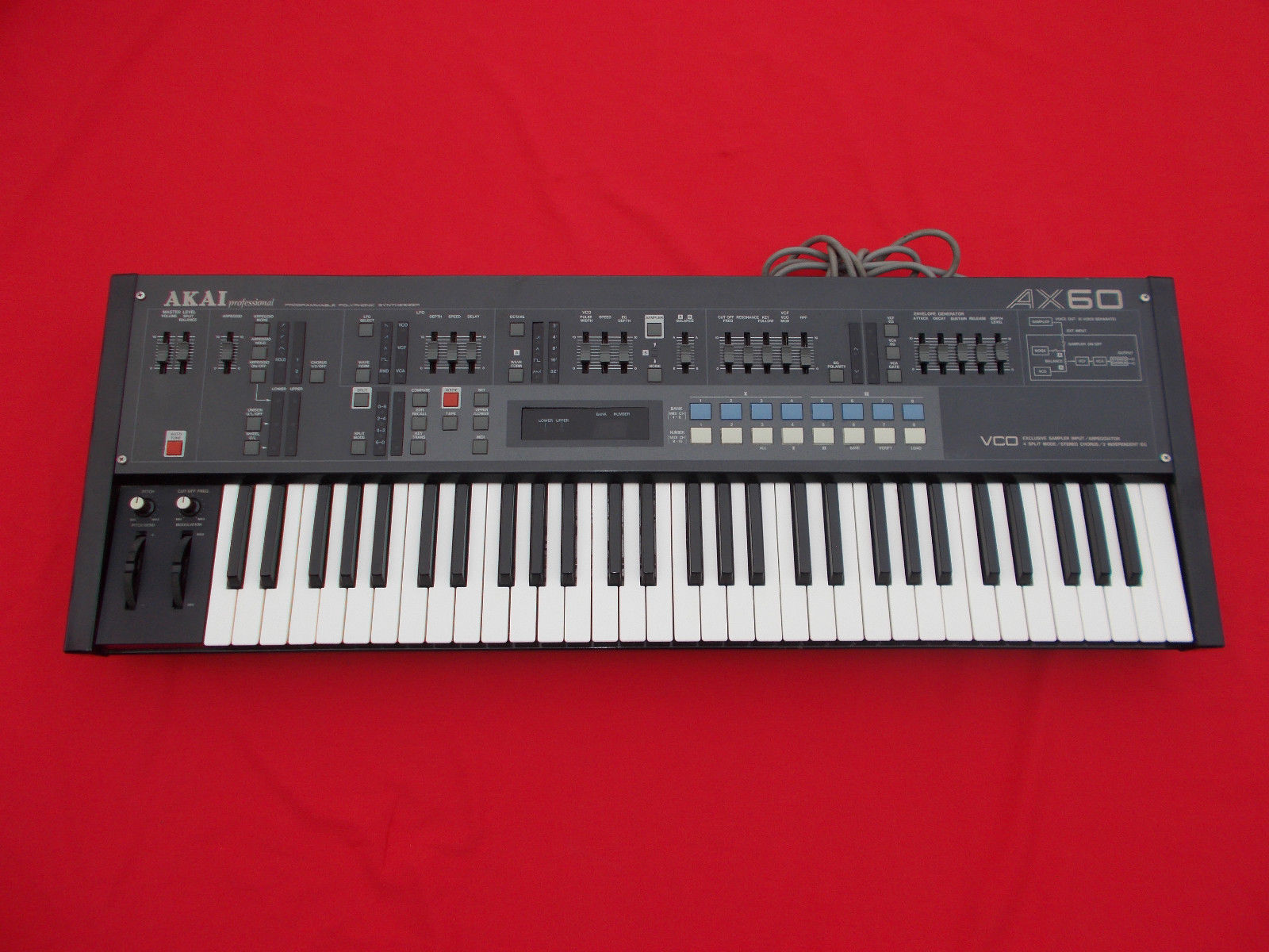 MATRIXSYNTH: Vintage AKAI AX-60 Analog Synthesizer Keyboard