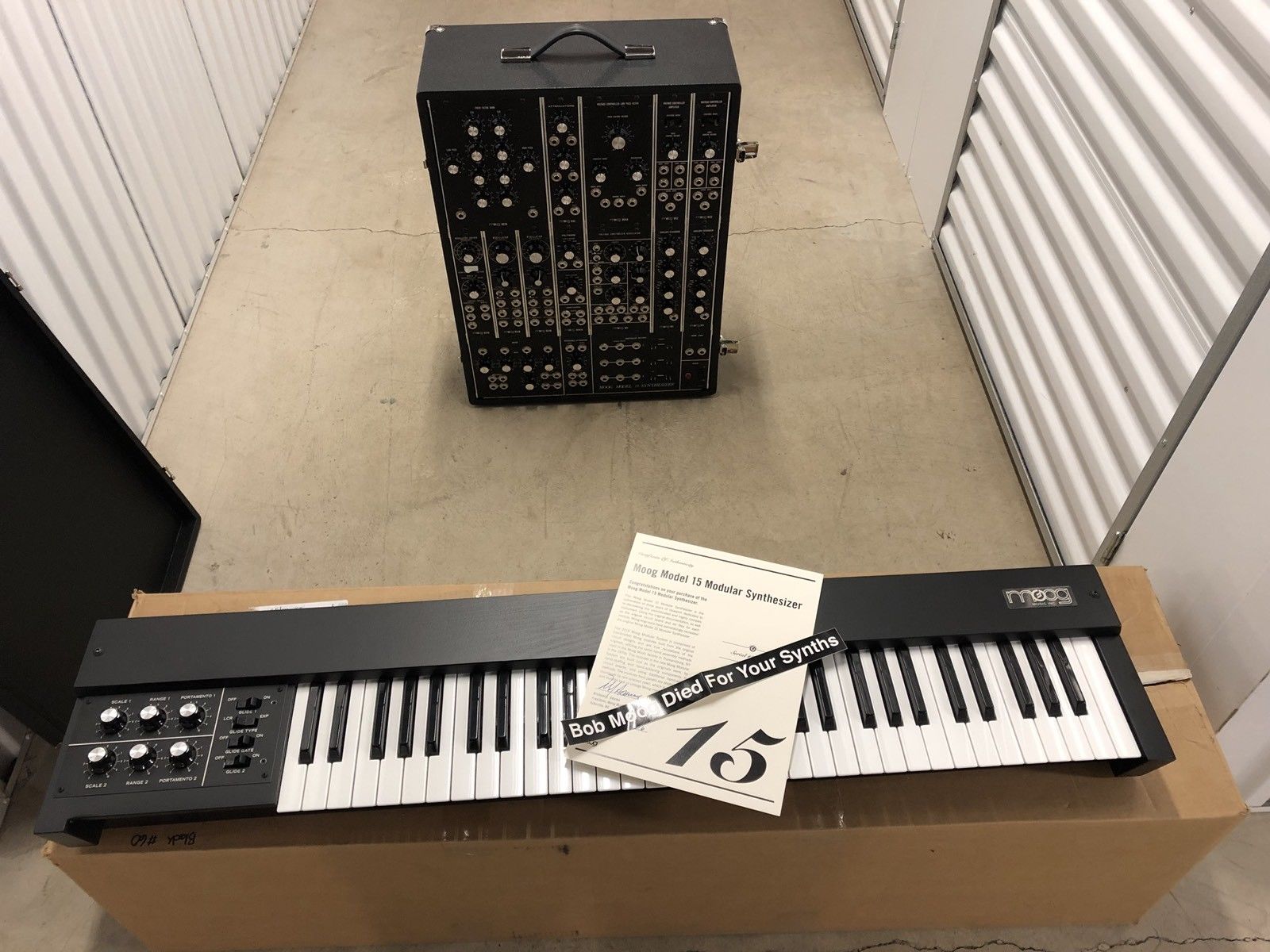 MATRIXSYNTH: Moog Model 15 Limited-edition Reissue Modular Synthesizer ...