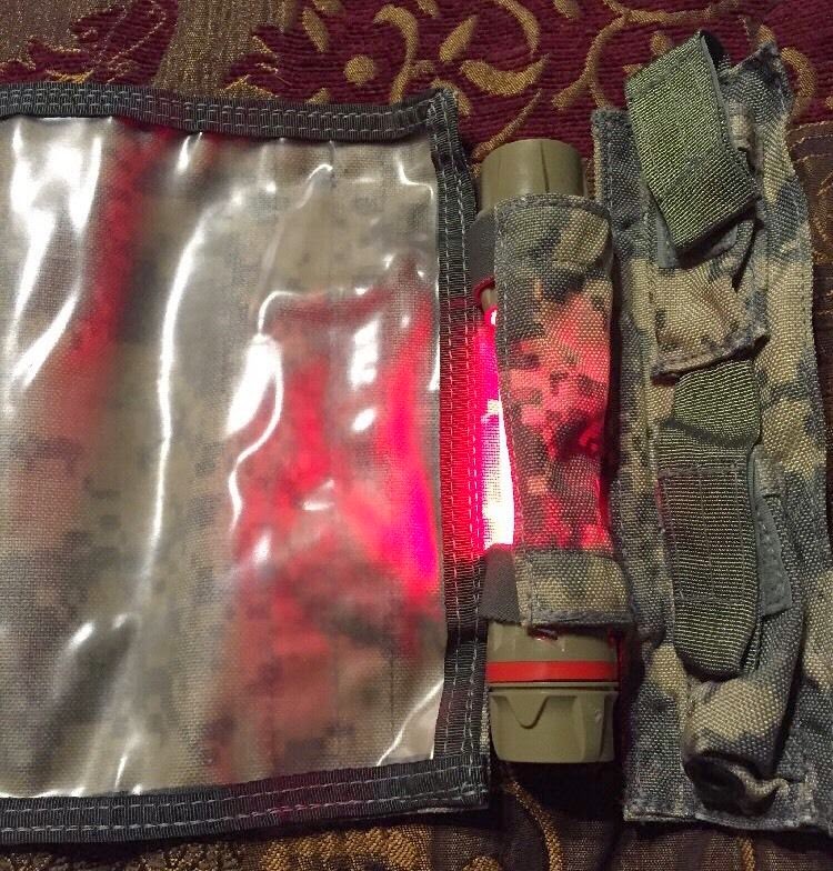 Webbingbabel: US Army LazerBrite Tactical Light System Map Case