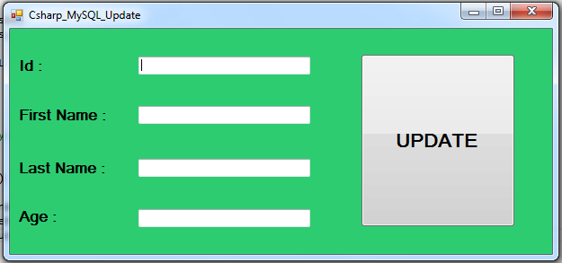 C And Mysql How To Insert Update Delete Data In Mysql Database Using C C Javaphp