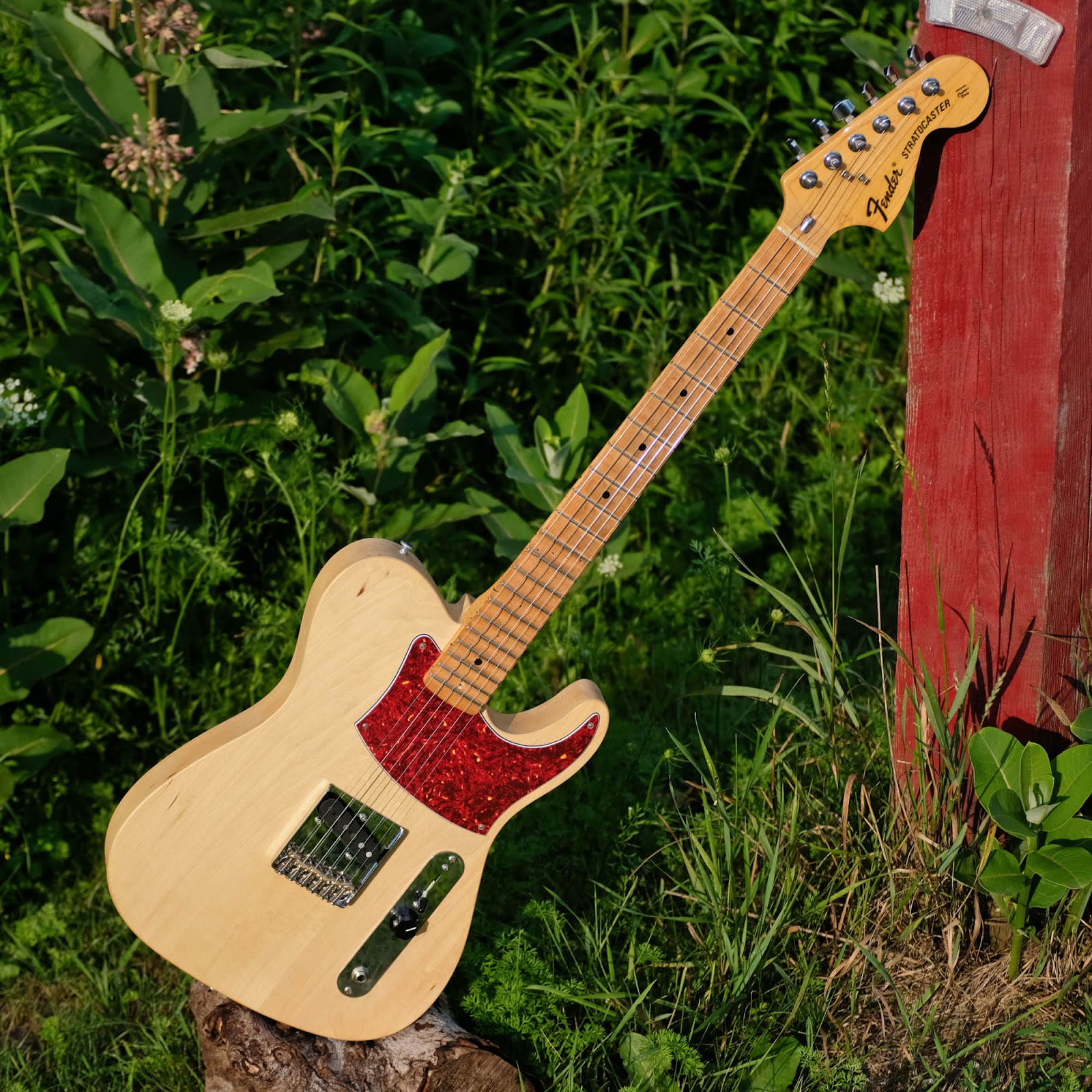 1987/2018 Esquire-style Banjofied Partscaster Electric Guitar