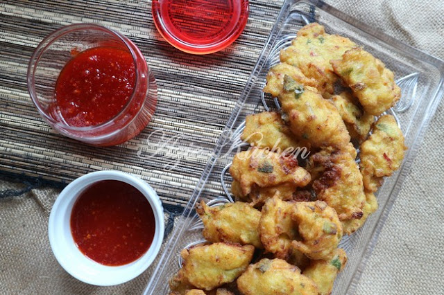 Cucur Udang Sedap Azie Kitchen - Azie Kitchen