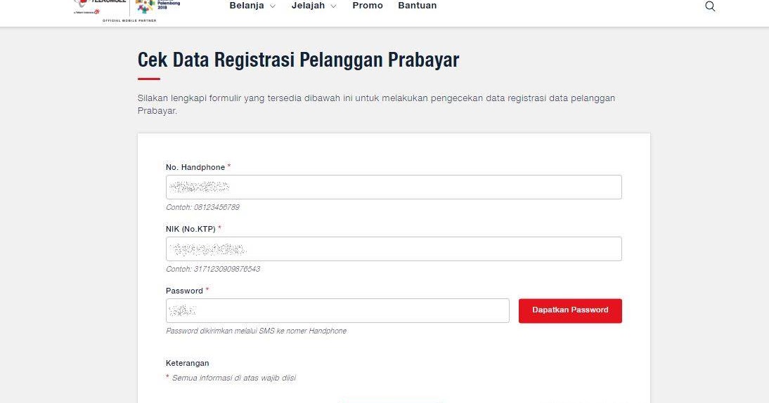 Cara Cek Status Registrasi Registrasi Kartu Prabayar Telkomsel - LOKER ...