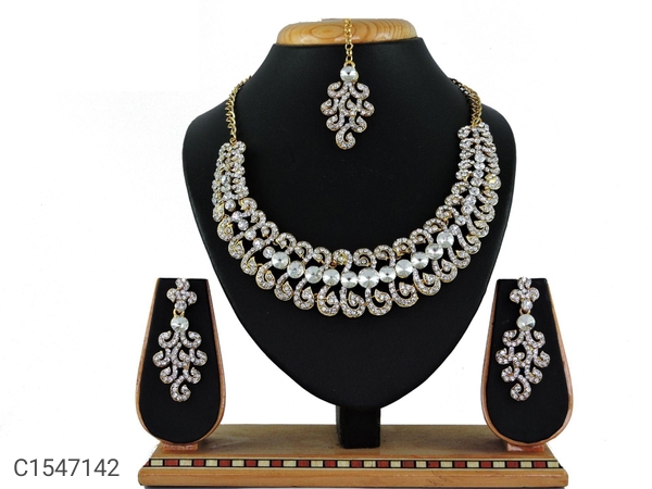 Glamorous Stone Jewellery Sets Vol -6