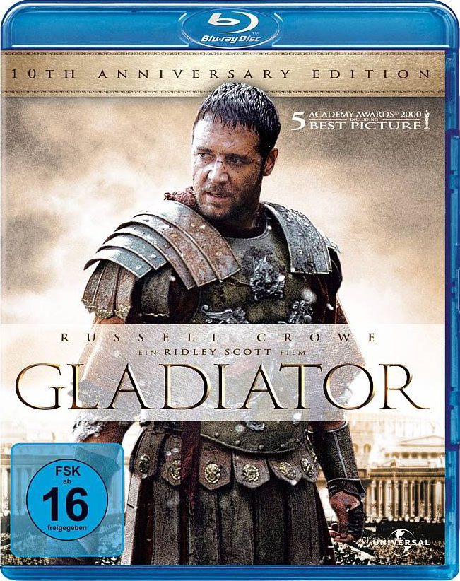Movies en Blu-Ray: Gladiator Full Blu-Ray 1080p - Audio Latino