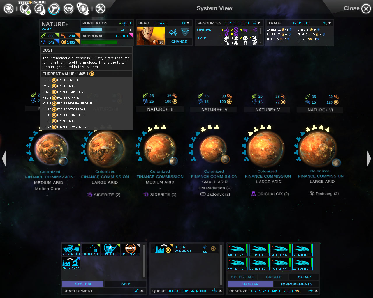 The Best Games Ever: Dust Planets | Endless Space Game Screenshot