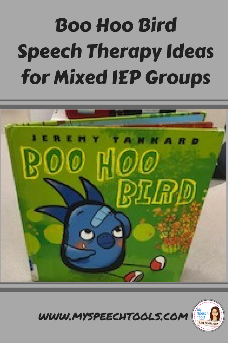 My Speech Tools: Speech Therapy Goals and Activities for "Boo Hoo Bird"