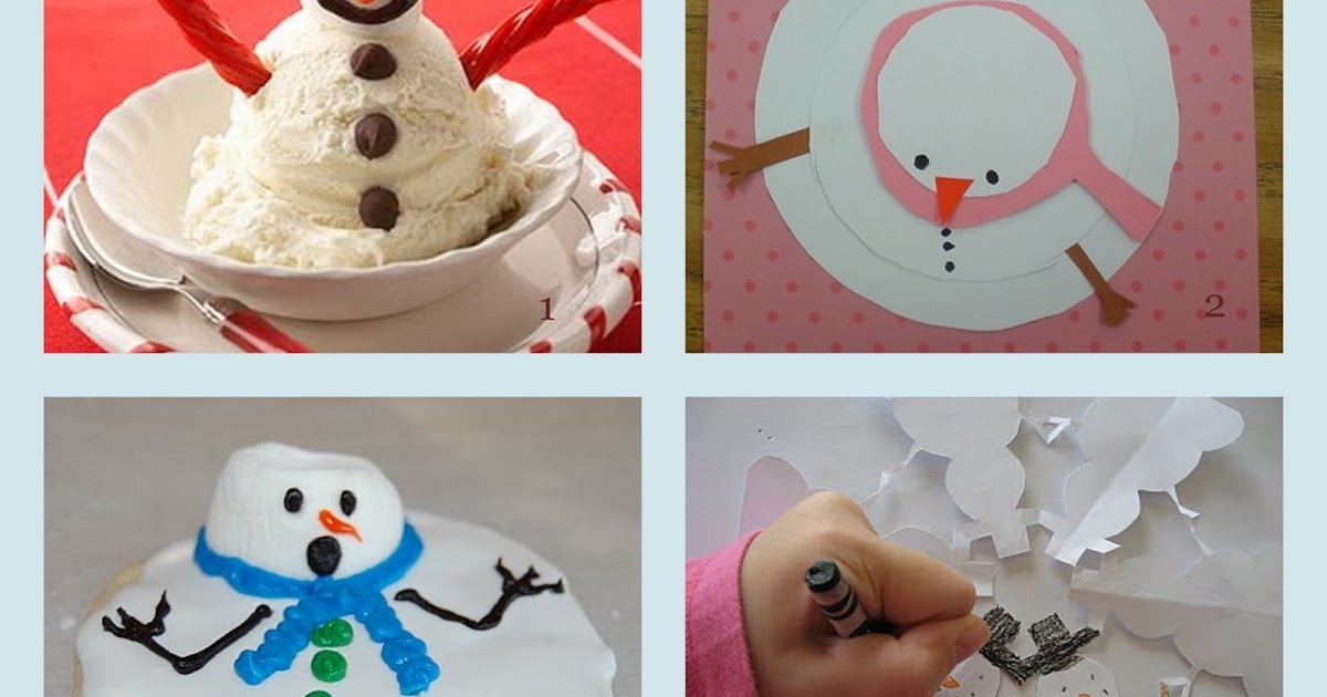 Having Fun at Home: 4 Fun Snowman Ideas