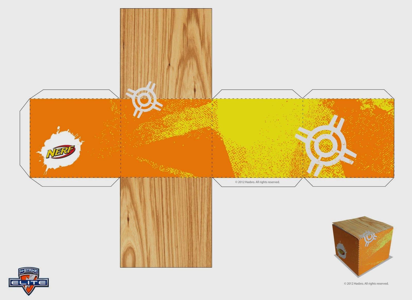 [PAPERCRAFT NERF TARGET] - Alvos de Papel para treinar sua mira ~ Nerf ...