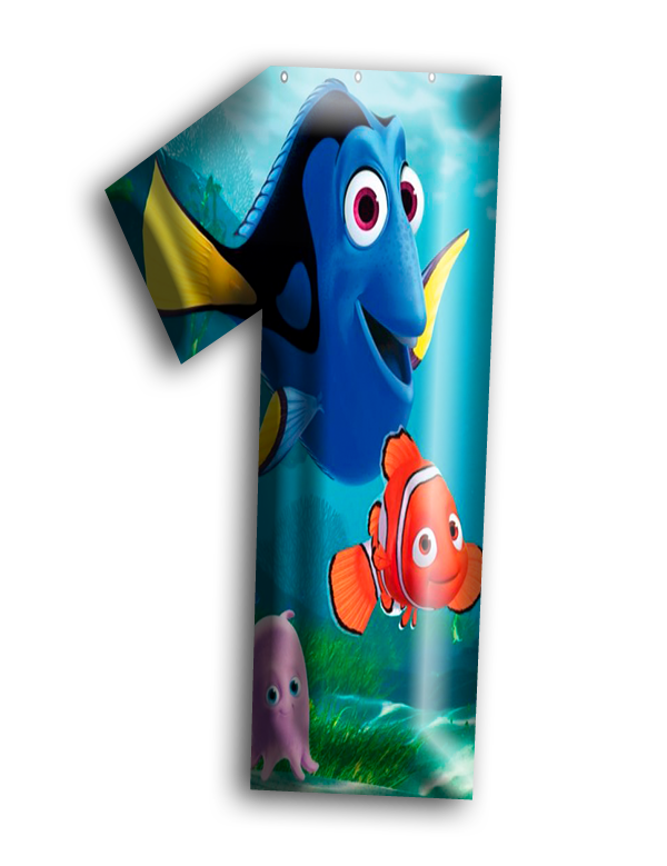 Blindada por Deus: Alfabeto decorativo Nemo PNG
