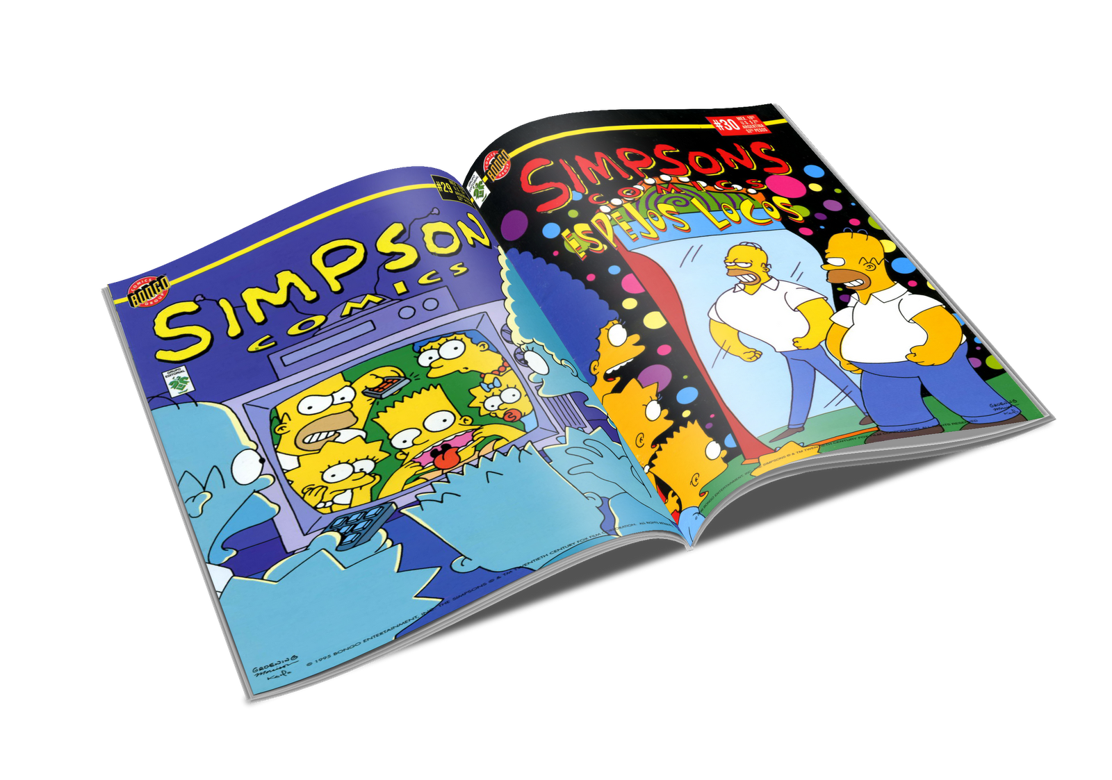 TM Recargado: Comics Los Simpsons Nº 29 y 30