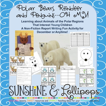 Polar bear, Reindeer and Penguins...OH MY! 5 Ideas to use to Teach ...