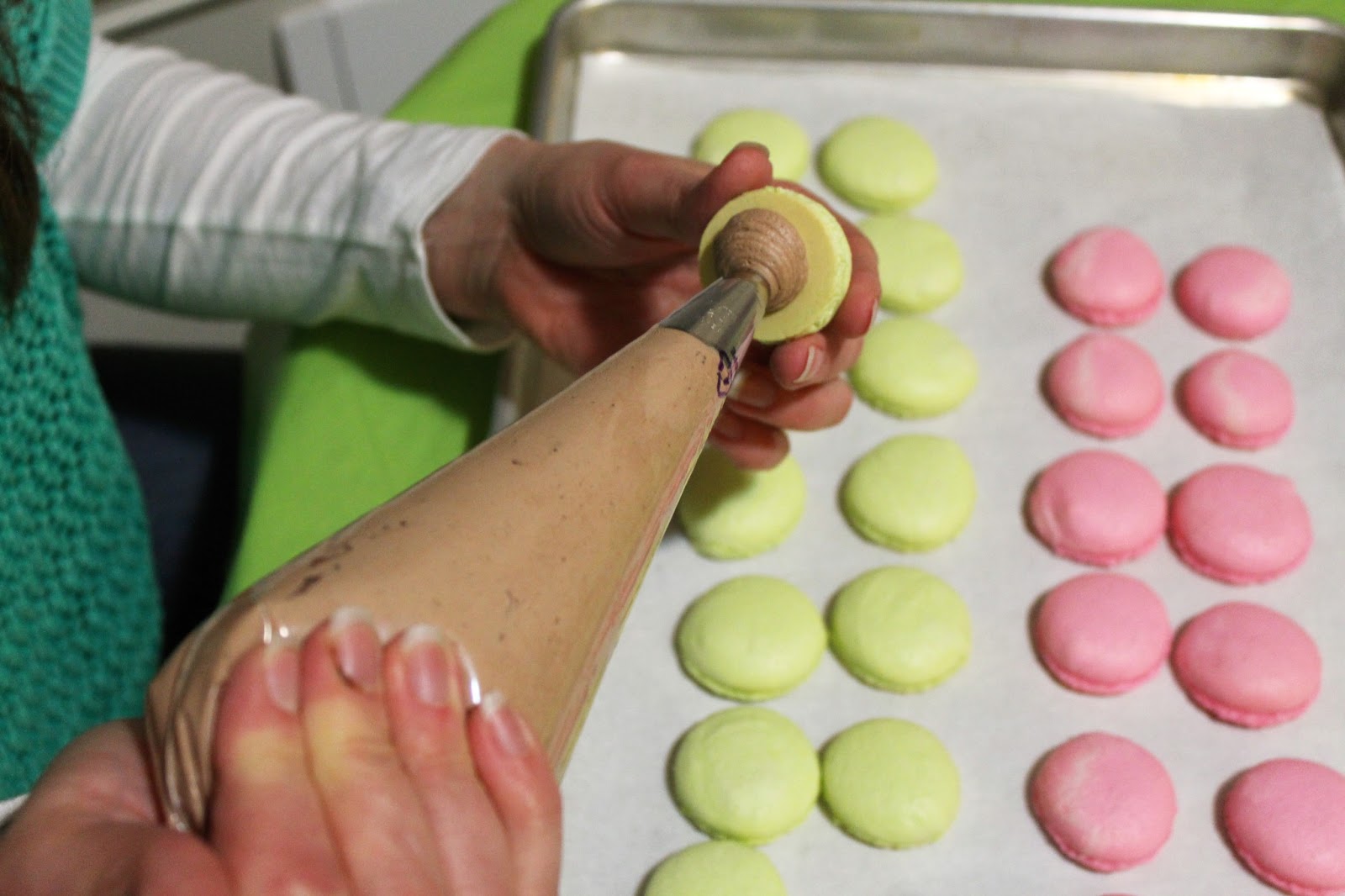 French Macarons with Nutella Buttercream Filling